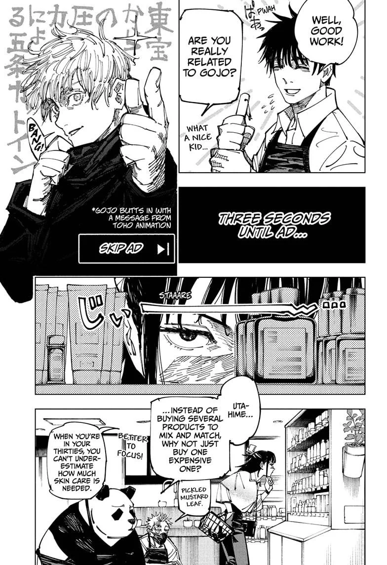 Read Jujutsu Kaisen Manga Online Ch 168.5